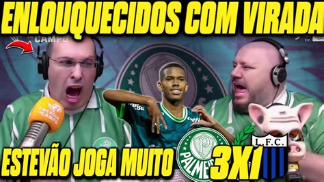 REAÇÕES PALMEIRENSES ENLOUQUECIDAS NA VIRADA REACT PALMEIRAS 3X1