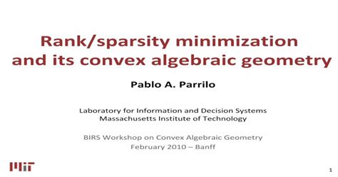 pdf convex algebraic geometry of rank minimization · convex hulls of algebraic varieties