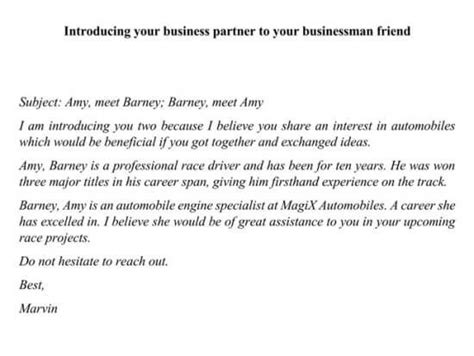 How To Introduce Two People Sample Emails Examples