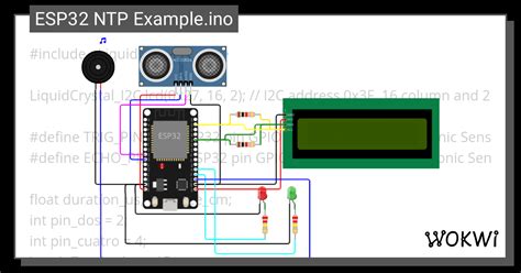 ESP32 NTP Example Ino Copy 2 Wokwi ESP32 STM32 Arduino Simulator