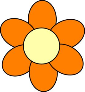 Flower Clipart Orange Clip Art Library