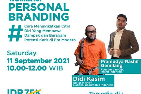 Seberapa Penting Personal Branding Temukan Jawabannya Di Workshop Ini
