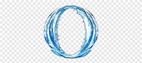 Alfabeto Letra Agua Agua Azul Esfera Png PNGEgg