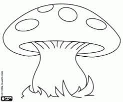Resultado De Imagen Para Dibujo De Un Hongo Para Colorear Dibujo De