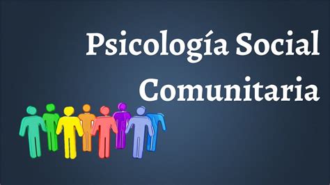 Psicologia Social Comunitaria YouTube