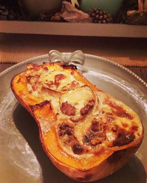 Courge Butternut Farcie Au Ch Vre Alinecuisine Overblog
