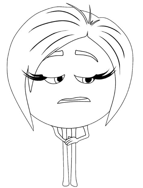 Dibujos De Hi Emoji La Pel Cula Para Colorear Para Colorear Pintar E