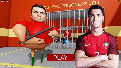RONALDO BARRY S PRISON RUN Obby New Update Roblox All Bosses Battle