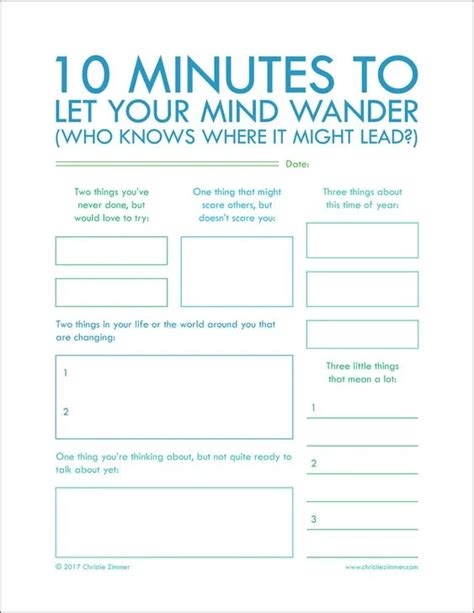 Printable Mindfulness Worksheets For Adults Journal Writing