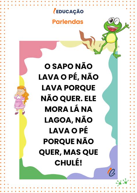 15 Melhores Parlendas para Acelerar a Alfabetização