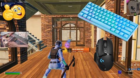 GK61 Fortnite Keyboard Sounds Smooth Satisfying ASMR Fortnite Tilted