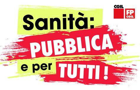 Sanità Cgil e Fp 10 ottobre manifestazione con Speranza e Landini