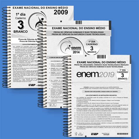 Enem Apostila Provas Anteriores 2009 A 2022 Gabarito Oficial