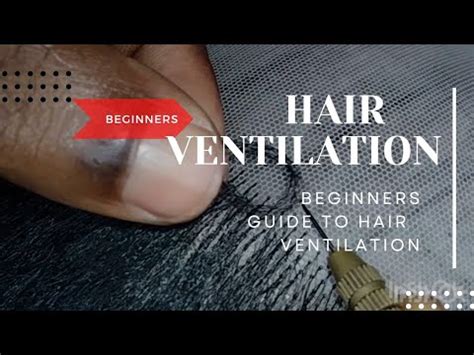 HOW TO VENTILATE A LACE CLOSURE FOR BEGINNERS USING A VENTILATING