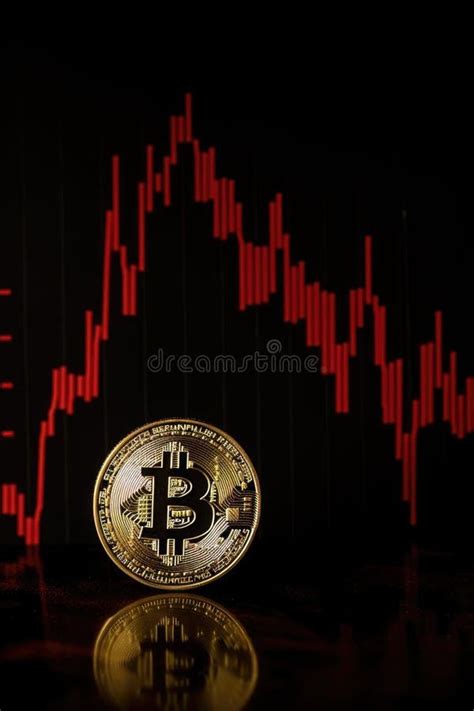 Bitcoin Price Chart Cryptocurrency Market Trend Red Market