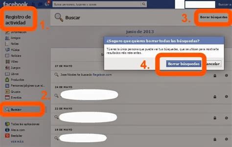 Como Borrar Historial Como Borrar Historial De Facebook