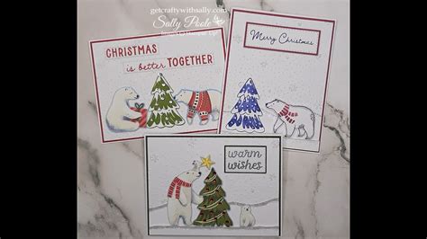 Stampin Up BEARY CUTE BEARY CHRISTMAS DSP Cards YouTube