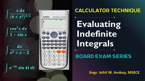 indefinite integrals using calculator youtube