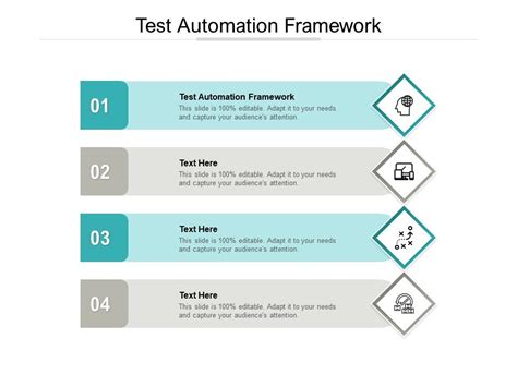 test automation framework ppt powerpoint presentation summary outline cpb pdf