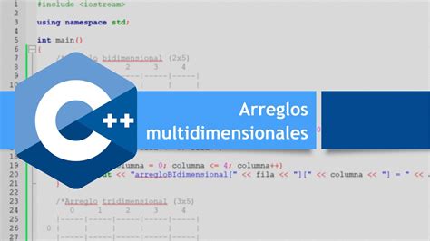 Arreglos Multidimensionales Tutorial C Youtube
