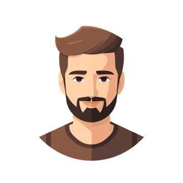 Man Avatar Isolated Avatar Adult Attractive PNG Transparent Image