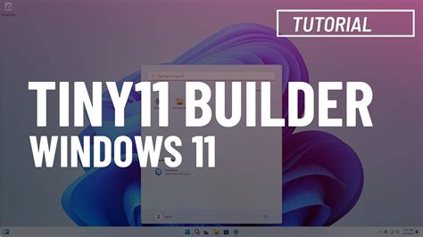 tiny11 builder create custom iso and install windows 11 without bloatware or microsoft account