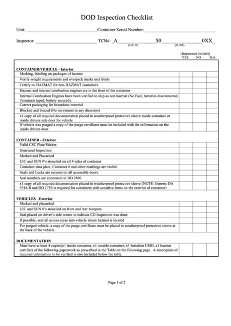 Fillable Dod Forms Printable Forms Free Online