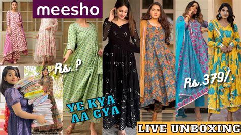 Meesho Huge Trendy Anarkali Haul Omg Froud