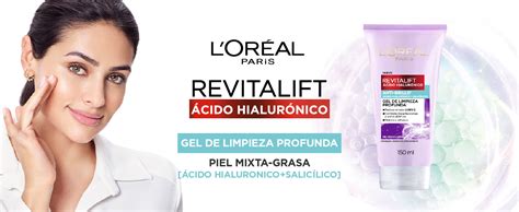 L Oréal Paris Gel de Limpieza Profunda Revitalift Ácido Hialurónico