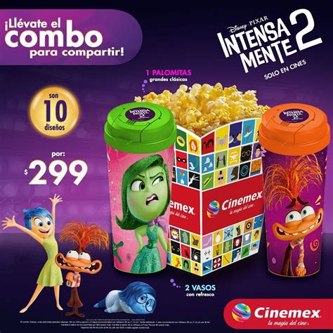 Intensamente 2 cuándo dónde precio de palomera y vasos coleccionables
