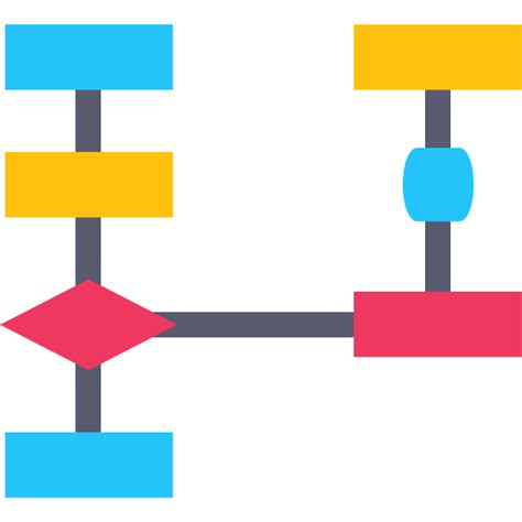 Flowchart Generic Flat Icon