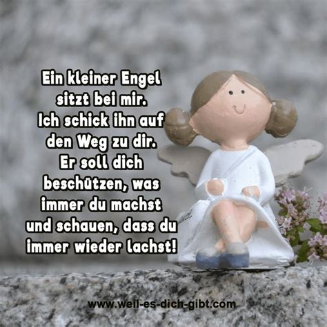 Ein Kleiner Engel Sitzt Bei Mir Soll Dich Besch Tzen Dass Du