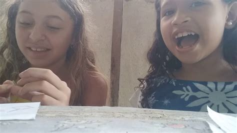 Brincando a minha prima eu já eu nunca YouTube