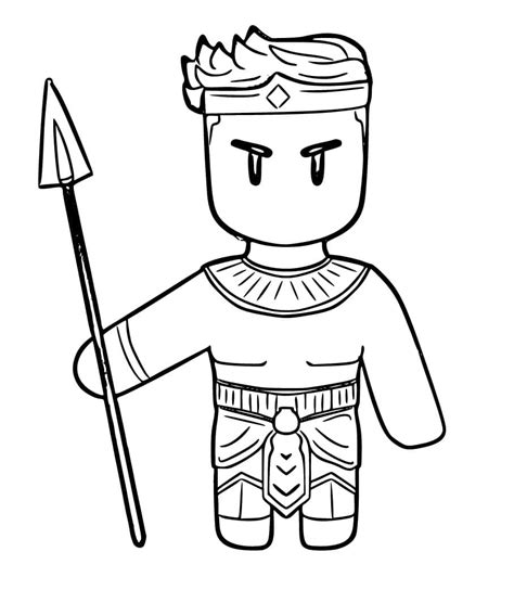 Coloriage Stumble Guys Imprimable télécharger et imprimer gratuit sur