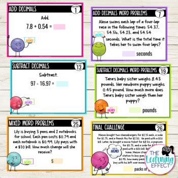 Adding And Subtracting Decimals Google Slides 5th Grade Digital Math