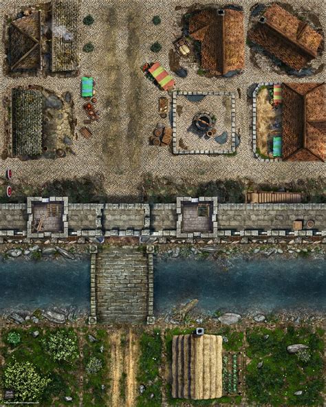 Oc Art Monastery Battle Map 38x38 Rdnd