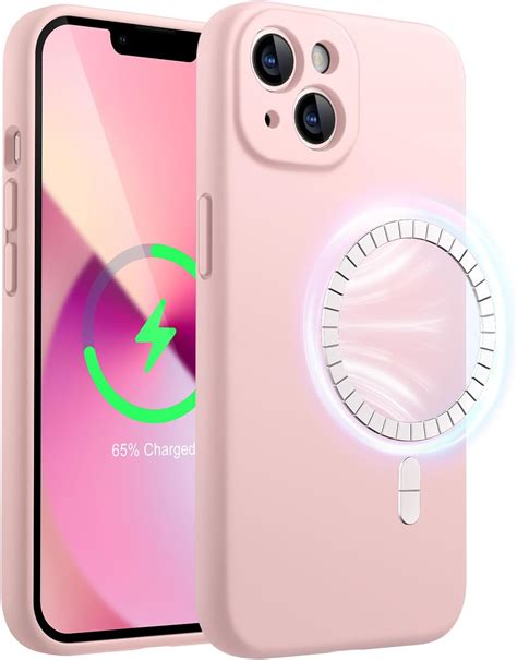 JETech Funda Silicona Magnética para iPhone 13 6 1 Pulgadas Compatible