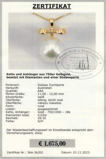 S Dseeperlen Anh Nger Vom Edelkontor
