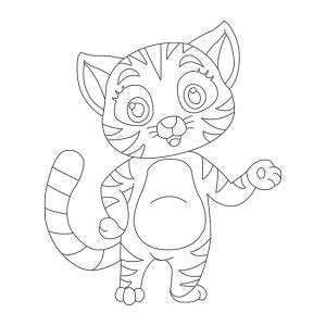 Desenhos Do Talking Tom Para Imprimir E Colorir Pintar