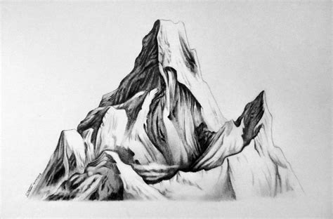 Easy Mountains Drawing Ideas How To Draw Mountains Harunmudak