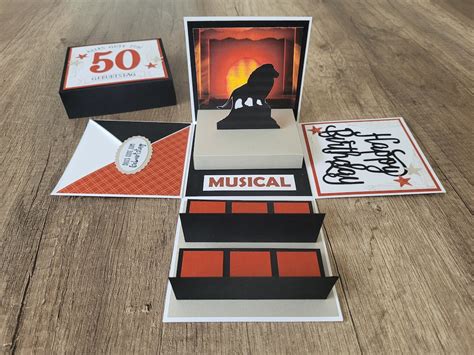 Explosionsbox Musical Zum Geburtstag Weihnachten Gutschein Geschenk