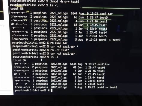 linux Por qué al descomprimir unos ficheros se modifican los