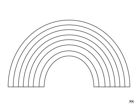 Rainbow Coloring Pages Free Printable Pages Printabulls