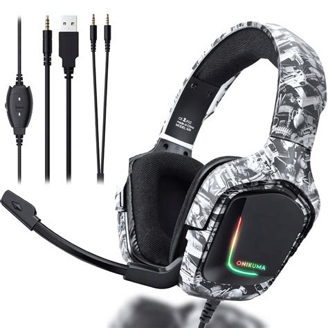 ONIKUMA SŁUCHAWKI GAMINGOWE Z MIKROFONEM RGB K20 Sklep Opinie Cena