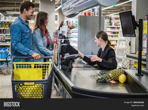 People Buying Goods Image Photo Free Trial Bigstock