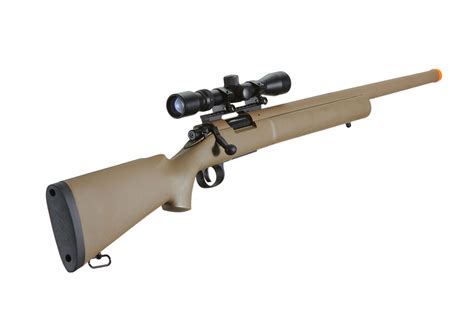 Lancer Tactical Airsoft M Bolt Action Sniper Rifle W Scope Dark Earth