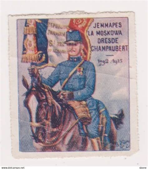 VIGNETTE MILITAIRE DELANDRE 6ème régiment de hussards EUR 2 50
