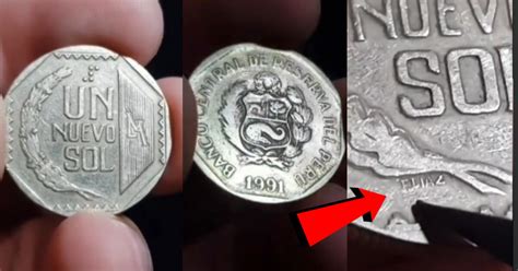 Por qué la moneda de 1 nuevo sol de 1991 vale 500 soles en la actualidad