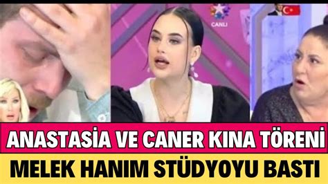 SEDA SAYAN ANASTASİA VE CANER KINA TÖRENİ CANLI MELEK HANIM KINAYI