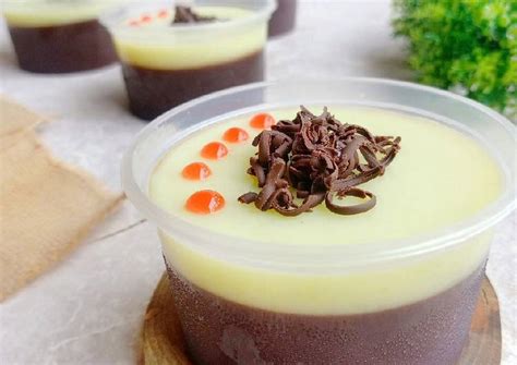 Resep Pudding Coklat Dengan Vla Homemade Yang Menggugah Selera